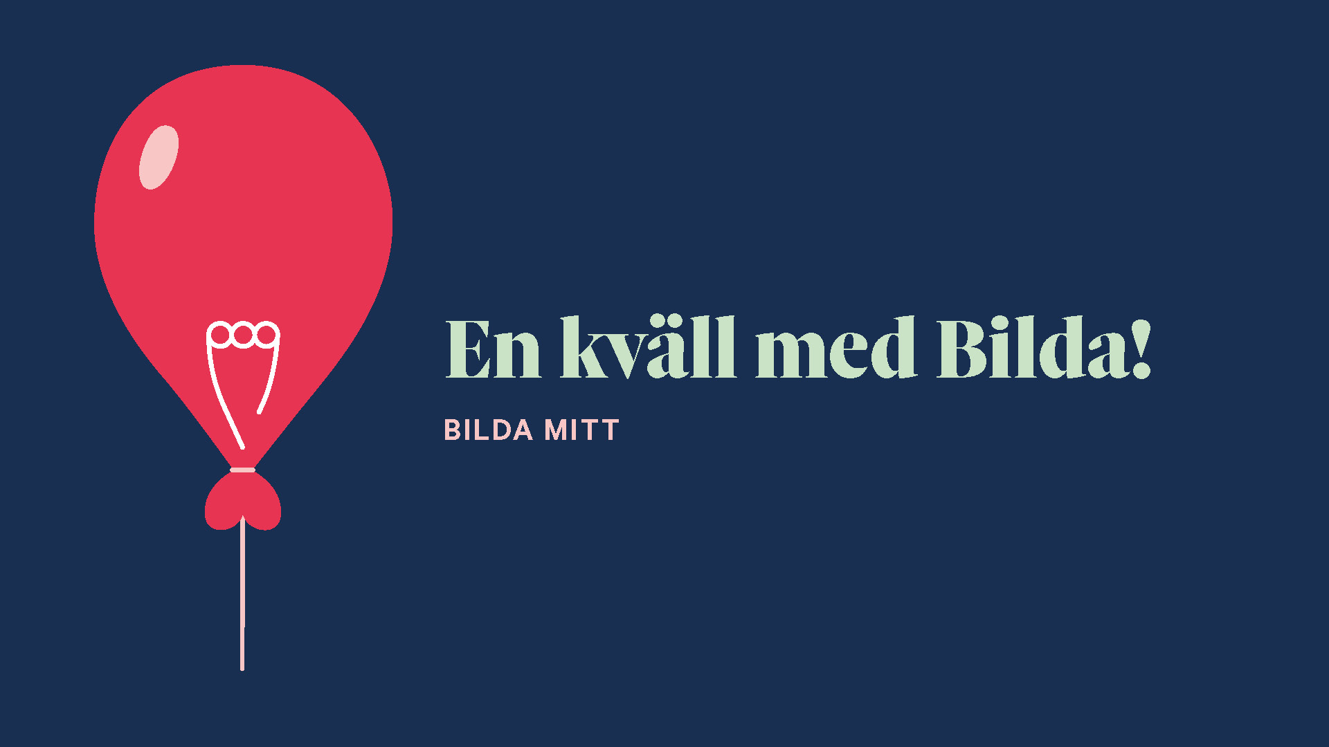 En kväll med Bilda – Bilda Mitt | Studieförbundet Bilda